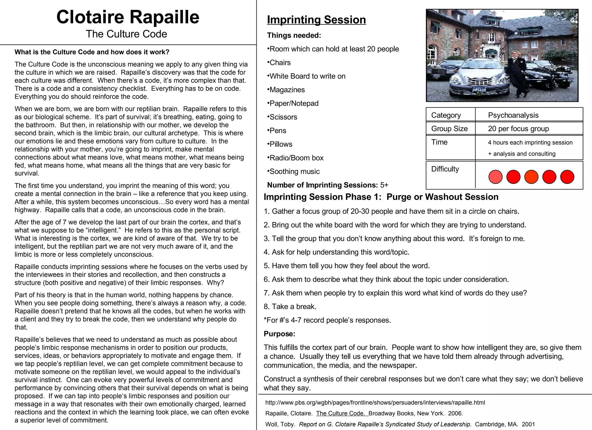 Clotaire Rapaille | PPT