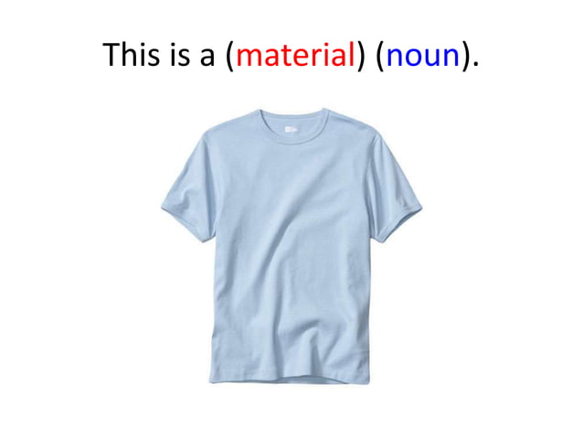 Items of clothes (Elementary level) | PPTX