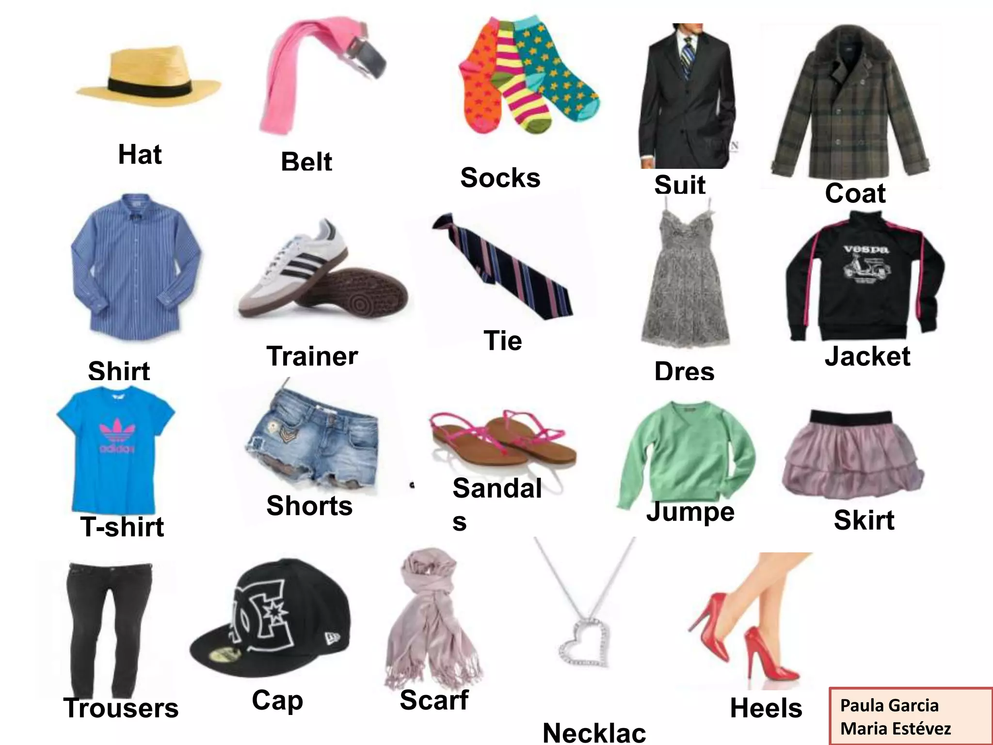Clothes and complements eso 1 c | PPTX