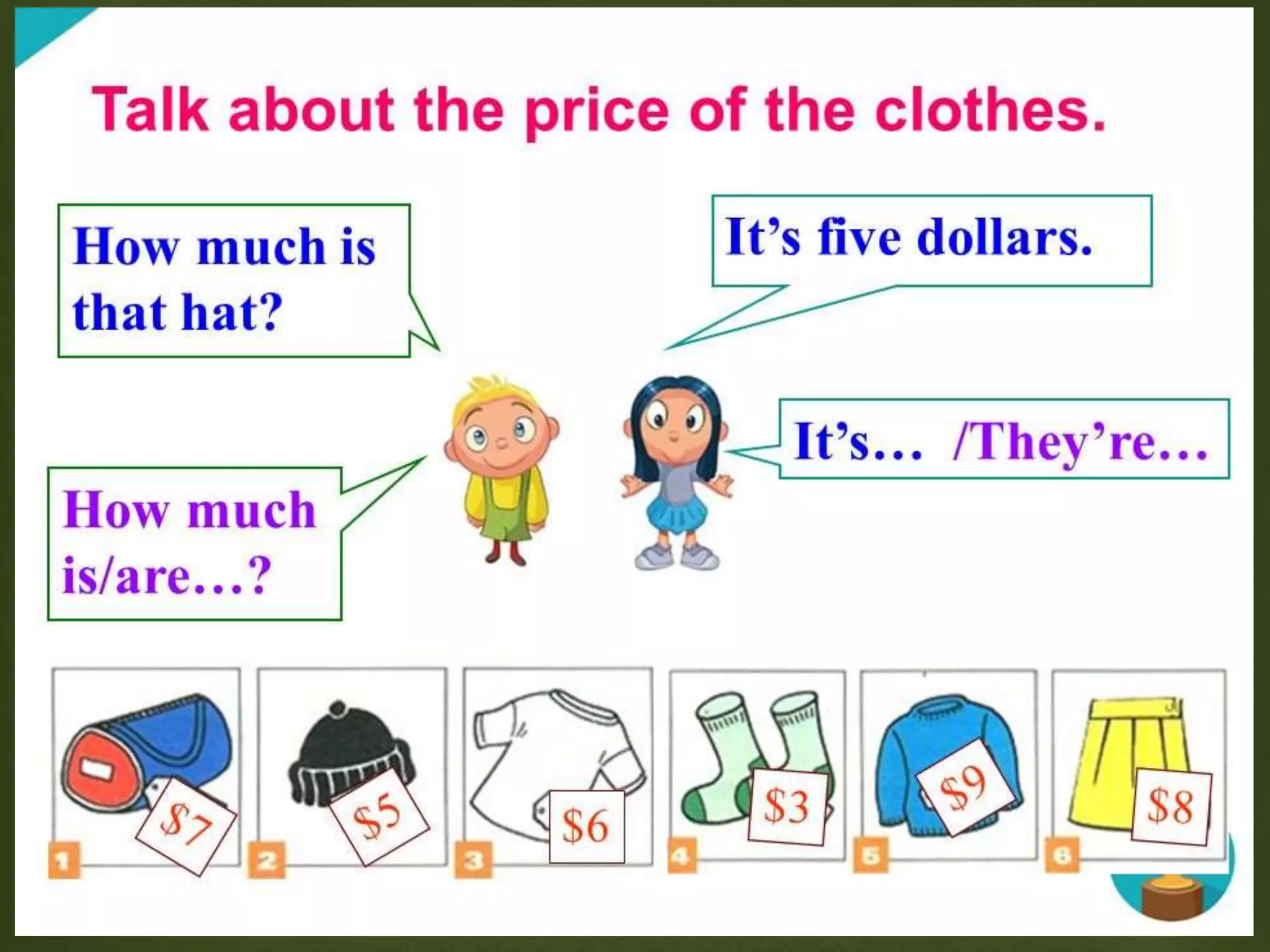 CLOTHES AND PRICES | PPTX