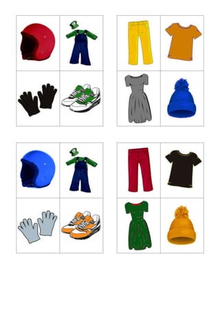 Clothes cards | DOCX