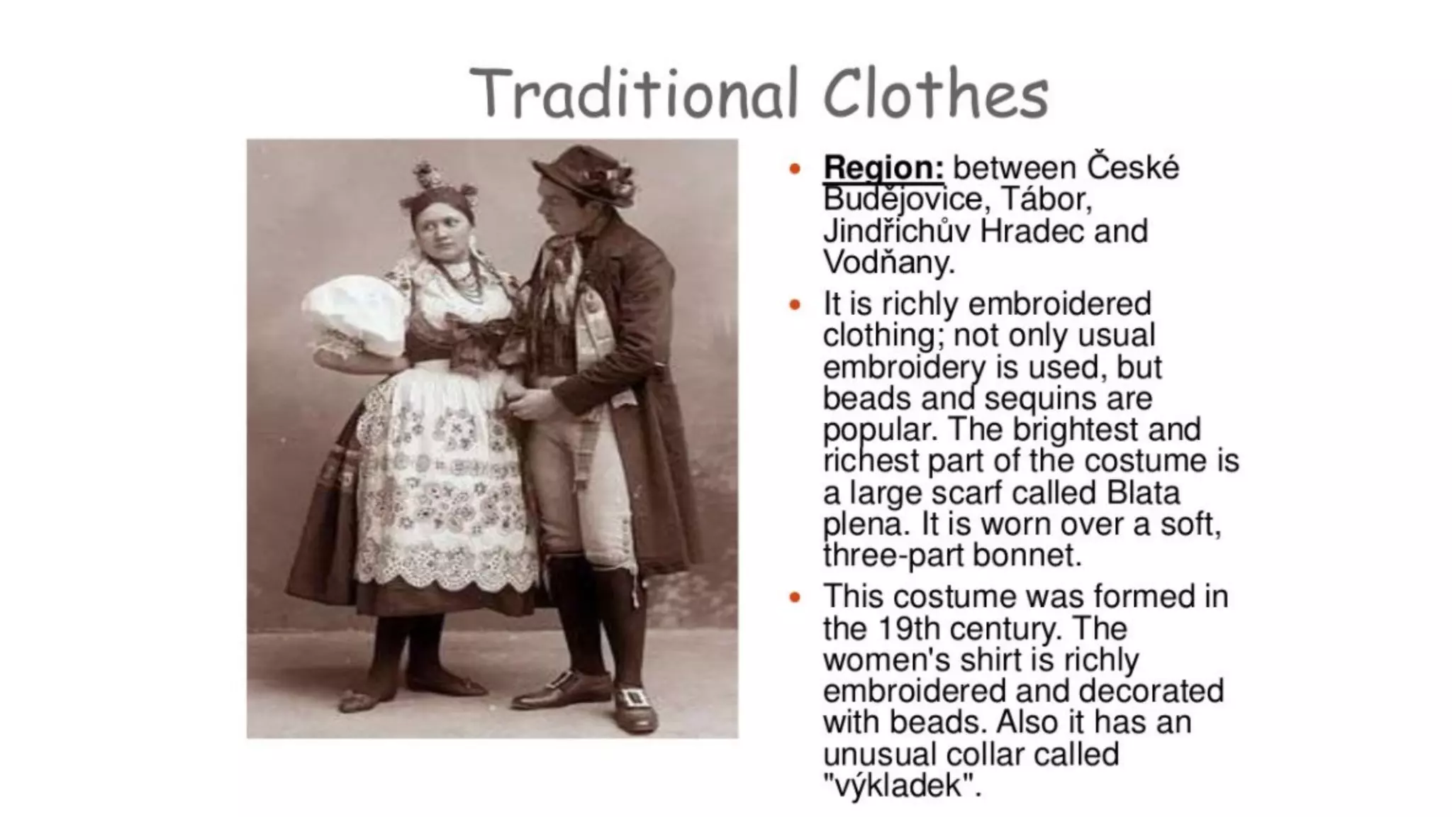 Clothes in the Czech Republic | PPT