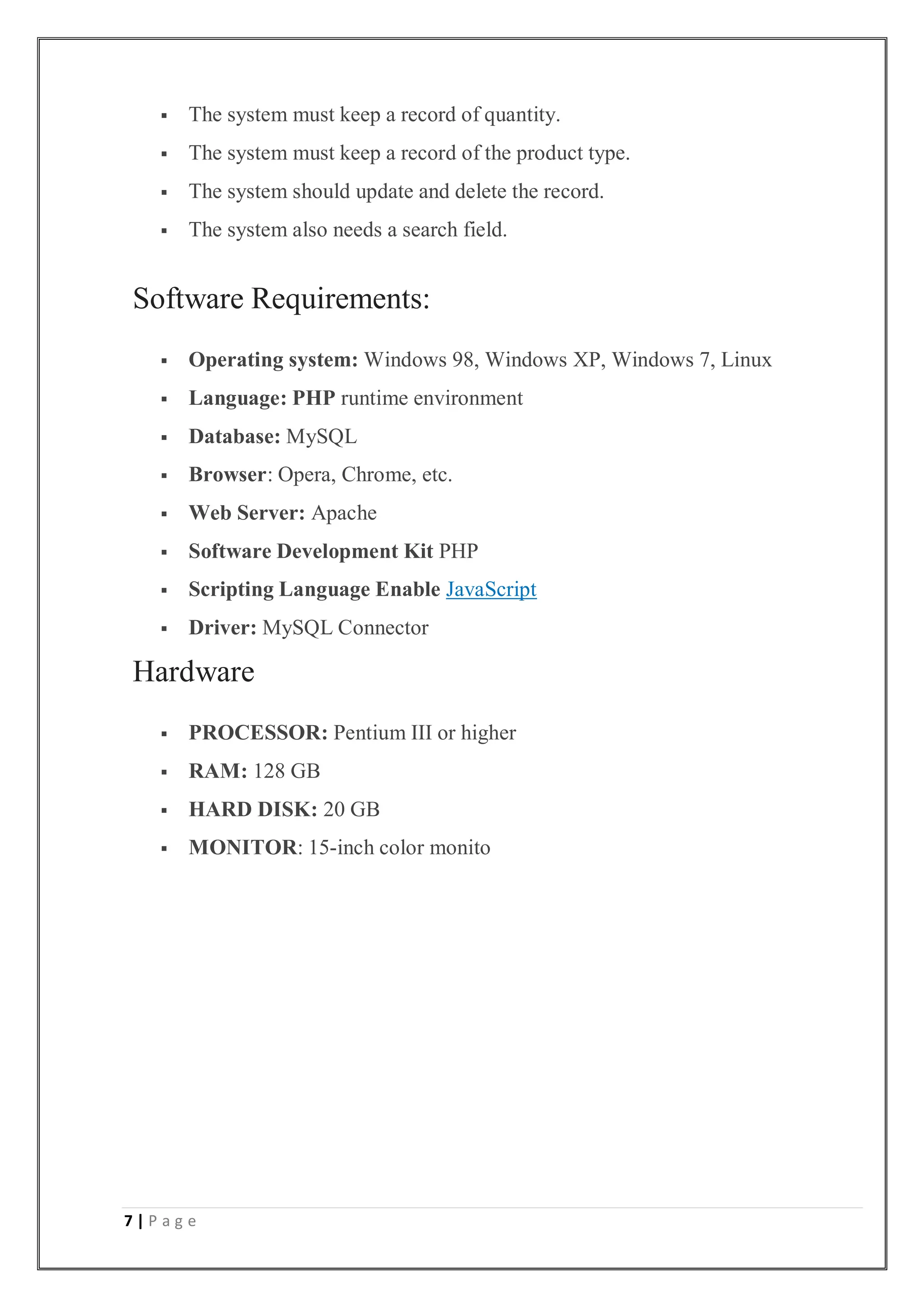 Clothes store management system project report.pdf