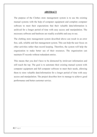 Clothes store management system project report.pdf