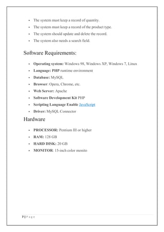 Clothes store management system project report.pdf