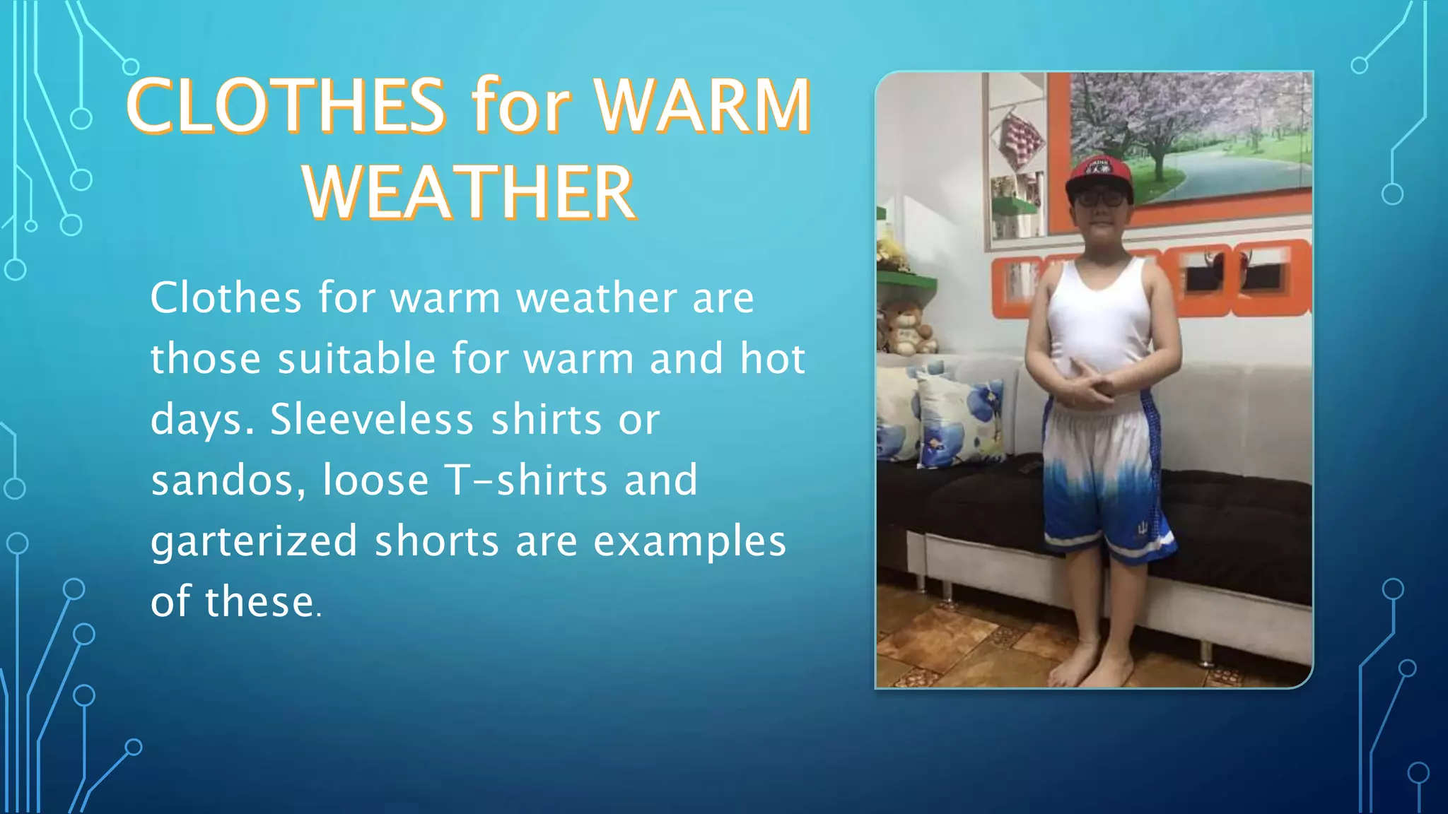 Clothes to wear in different activities | PPTX