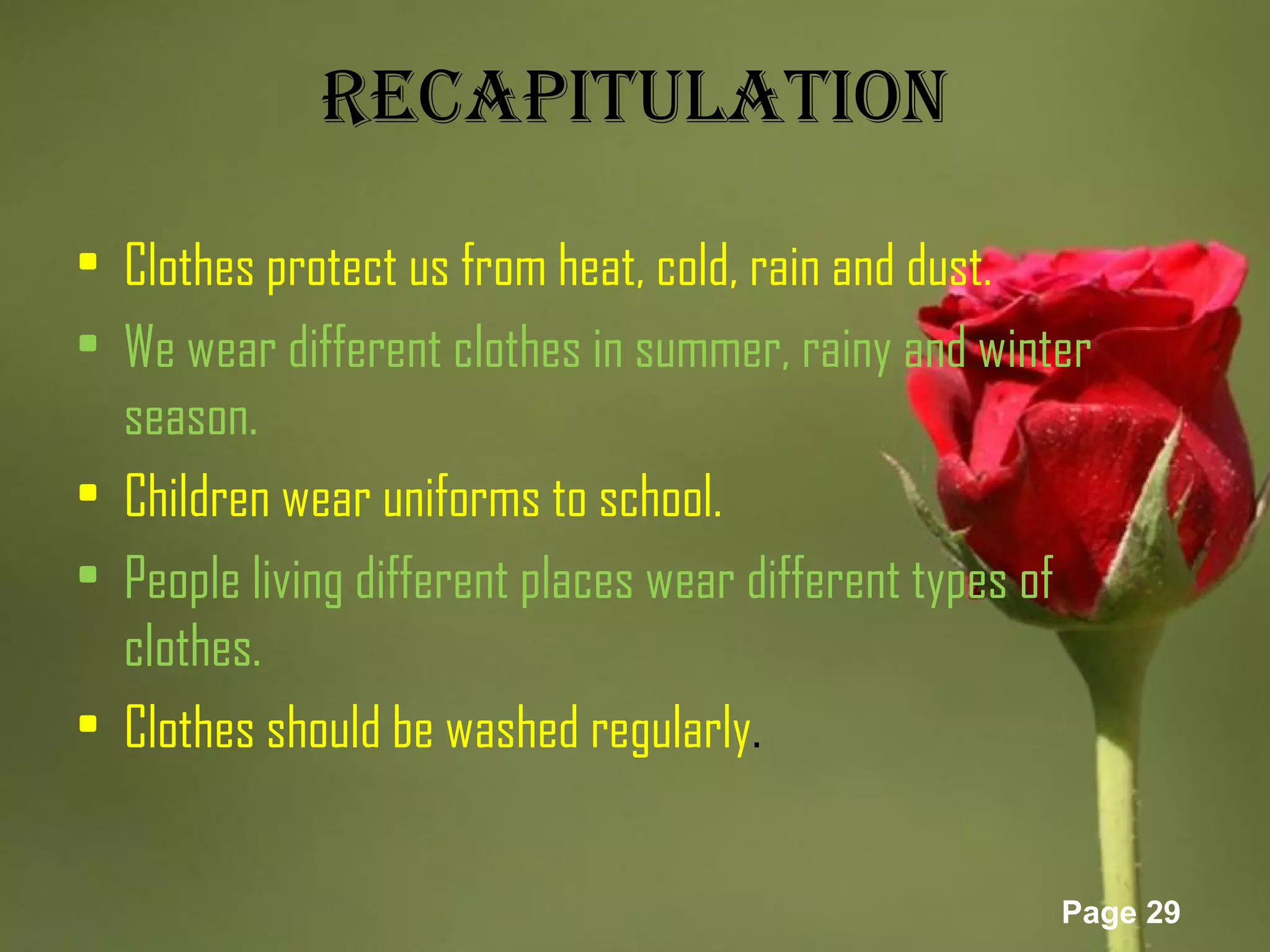 Clothes we wear | PPT