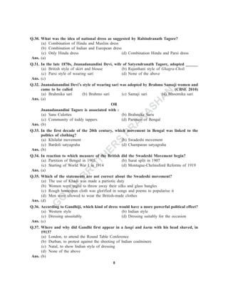 Clothinga social history of class 9 | PDF