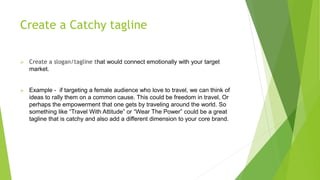 Clothing Brand Marketing Strategies | PPTX