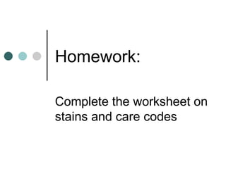 Clothing care basics | PPT