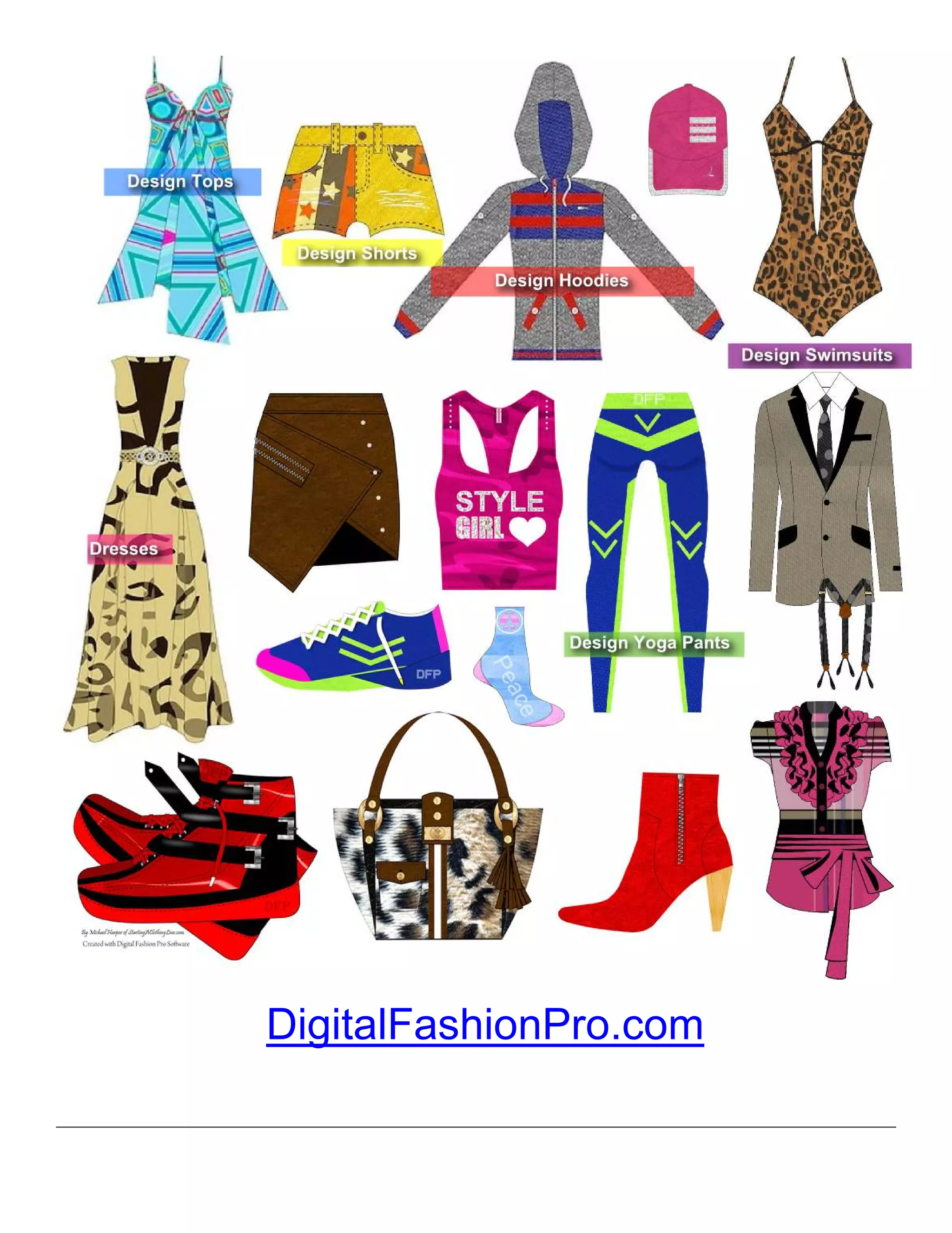 Clothing Design Software For Designing Your Own Clothing | PDF