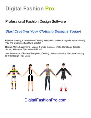 Clothing Design Software For Designing Your Own Clothing | PDF