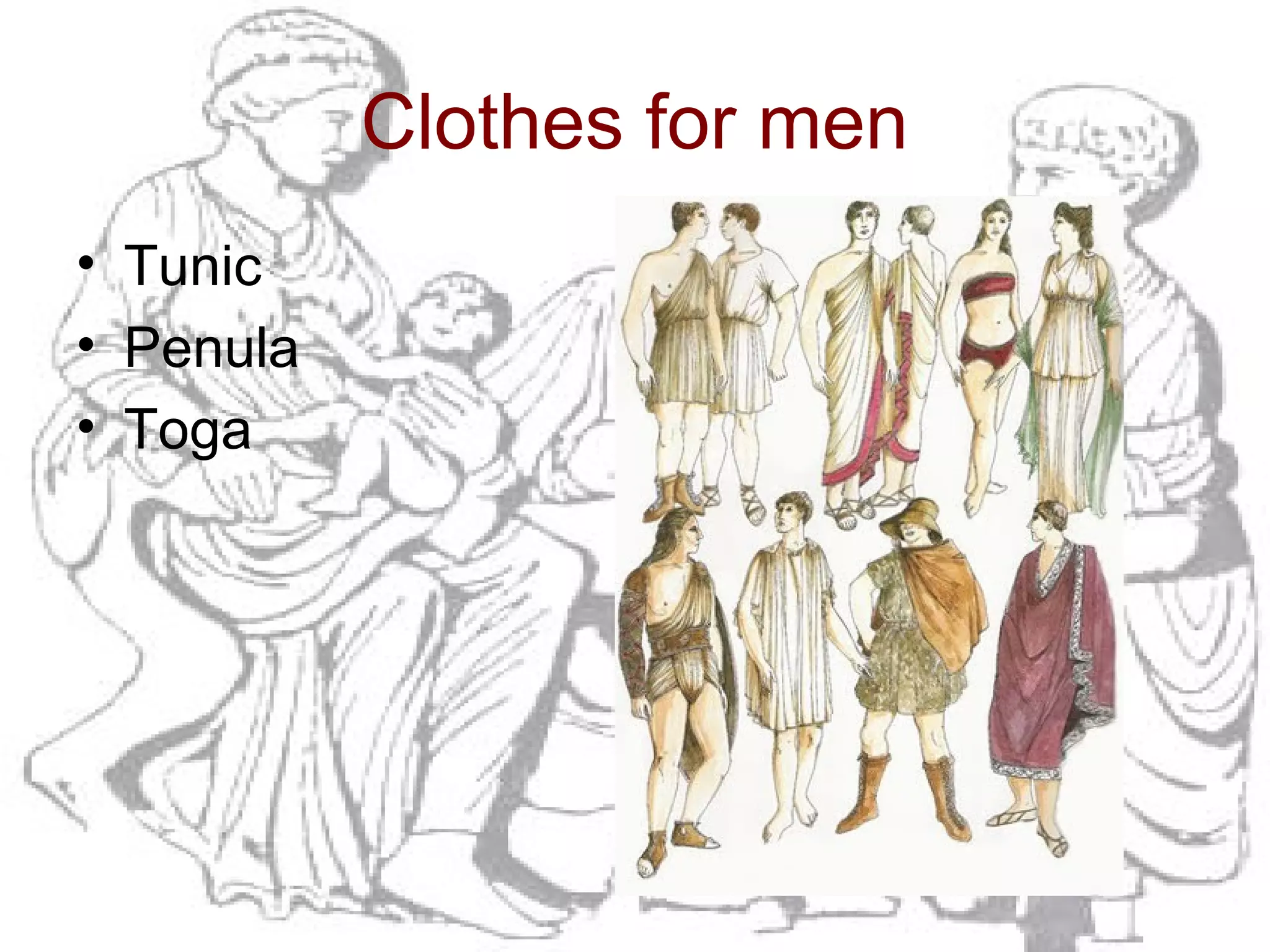 Clothing in ancient rome | PPT