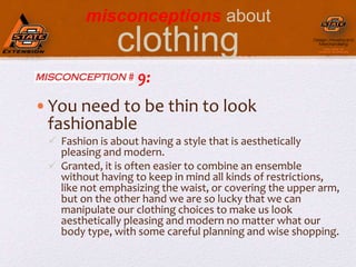 Clothing knowledge and economic improvement2016 | PPTX