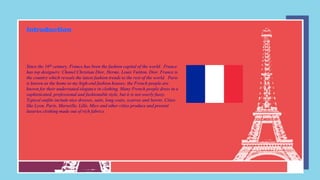 Clothing of france | PPTX