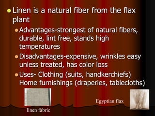 Fibers and Fabrics | PPTX