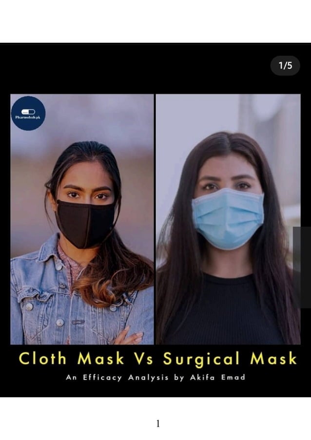 Cloth mask vs_Surgical_mask | PDF