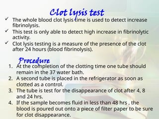 General Approach in Investigation of Hemostasis.pptx