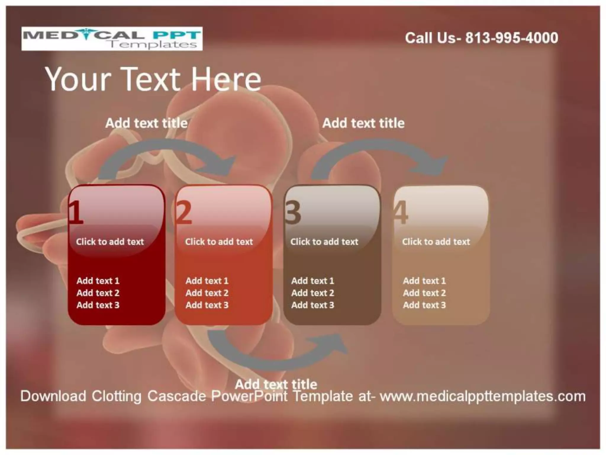 Clotting Cascade Powerpoint Template Pptx