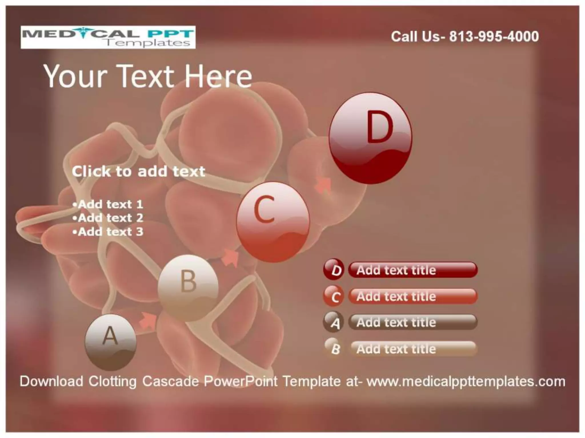 Clotting Cascade Powerpoint Template Pptx