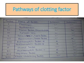 Clotting factor | PPTX