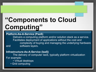 Cloud computing | PPT | Cloud Computing | Internet