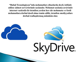 Bulud texnologiyaları | PPTX