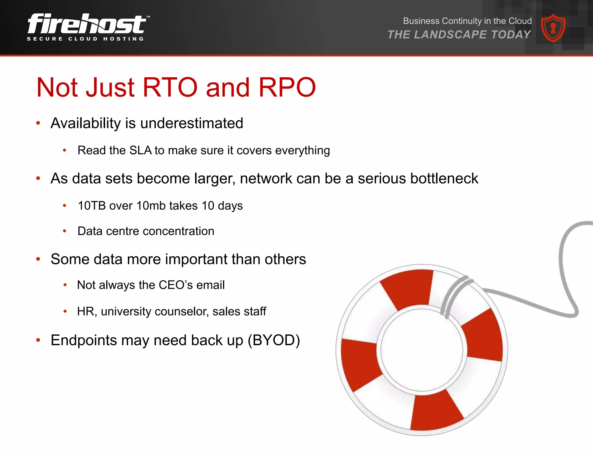 Business Continuity In The Cloud, Firehost | PPT