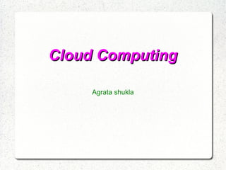 Cloud computing | PPT