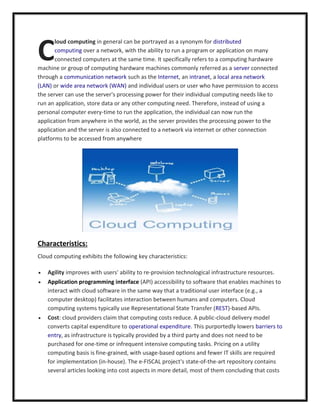 Cloud computing | DOCX
