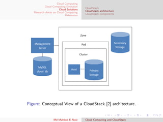 Cloud computing and CloudStack | PDF