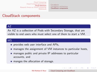 Cloud computing and CloudStack | PDF