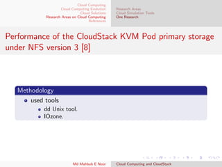 Cloud computing and CloudStack | PDF