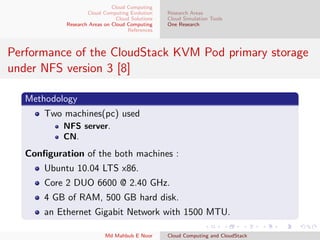 Cloud computing and CloudStack | PDF