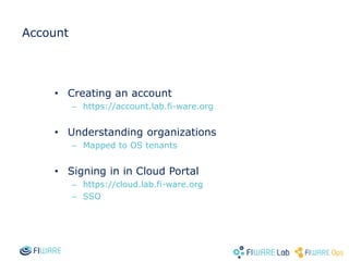 Setting Up your Cloud Environment using the FIWARE Lab Cloud Portal | PPTX | Cloud Computing ...