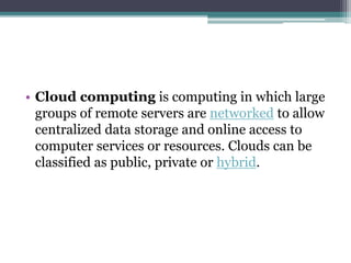 Cloud | PPT