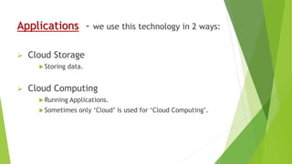 Cloud Computing & Cloud Storage | PPTX