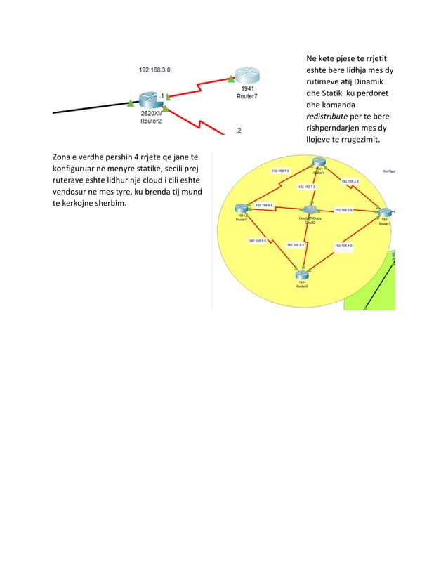 Detyre Kursi - Simulimi i nje Rrjeti Kompjuterik - Packet Tracer | PDF