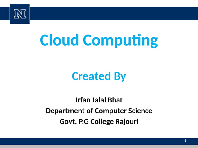 cloud computing presentation contained in this | PPT