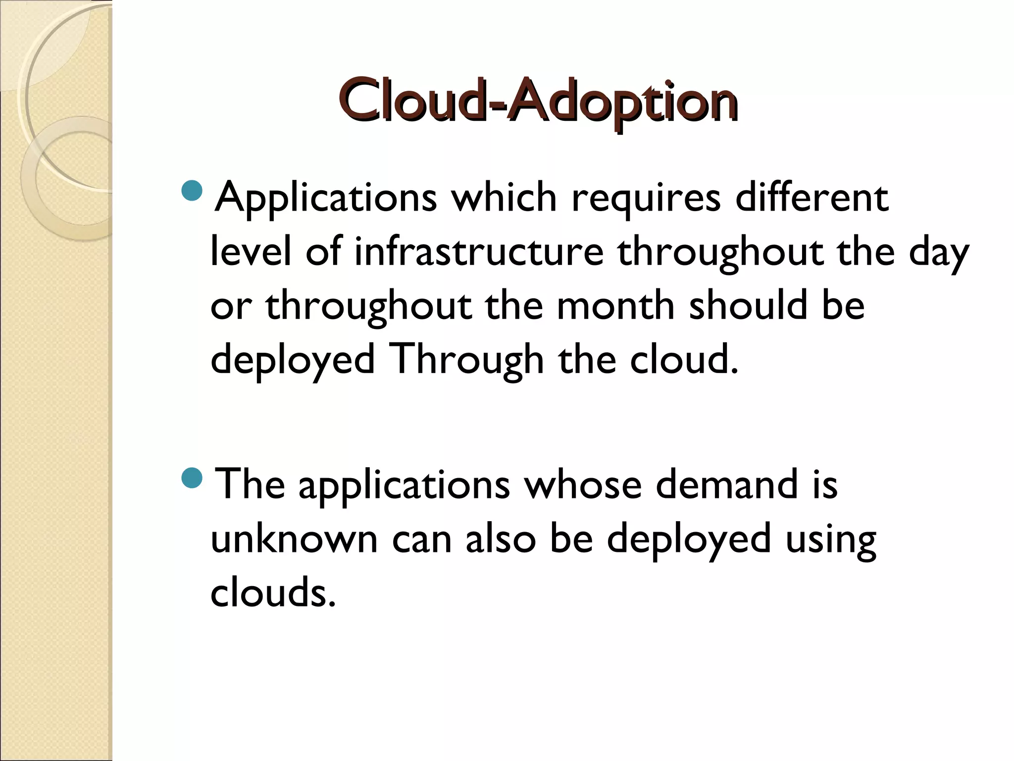 Cloud adoption and rudiments | PPT