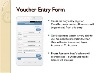 Mobile based Accounting and Business Management System | PPT