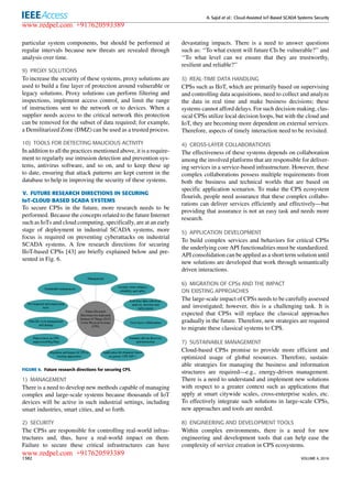 Cloud assisted io t-based scada systems security- a review of the state ...