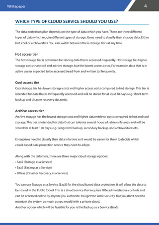 Securing the Future: A Guide to Cloud-Based Data Protection | PDF