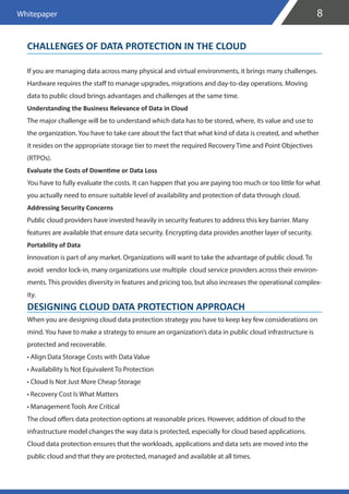 Securing Your Future: Cloud-Based Data Protection Solutions | PDF