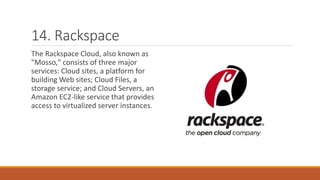 Cloud based-data centers | PPTX