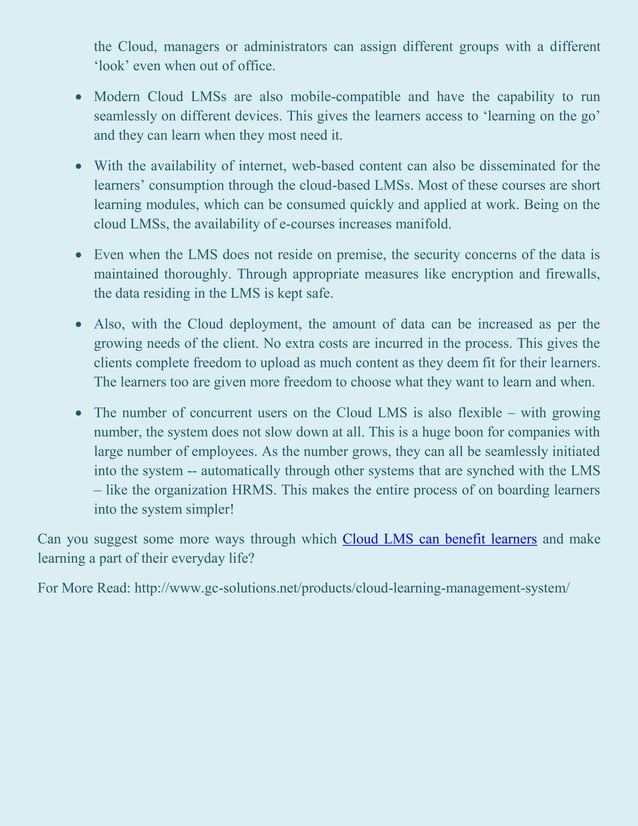 Cloud-based Learning Management System | PDF | Cloud Computing | Internet