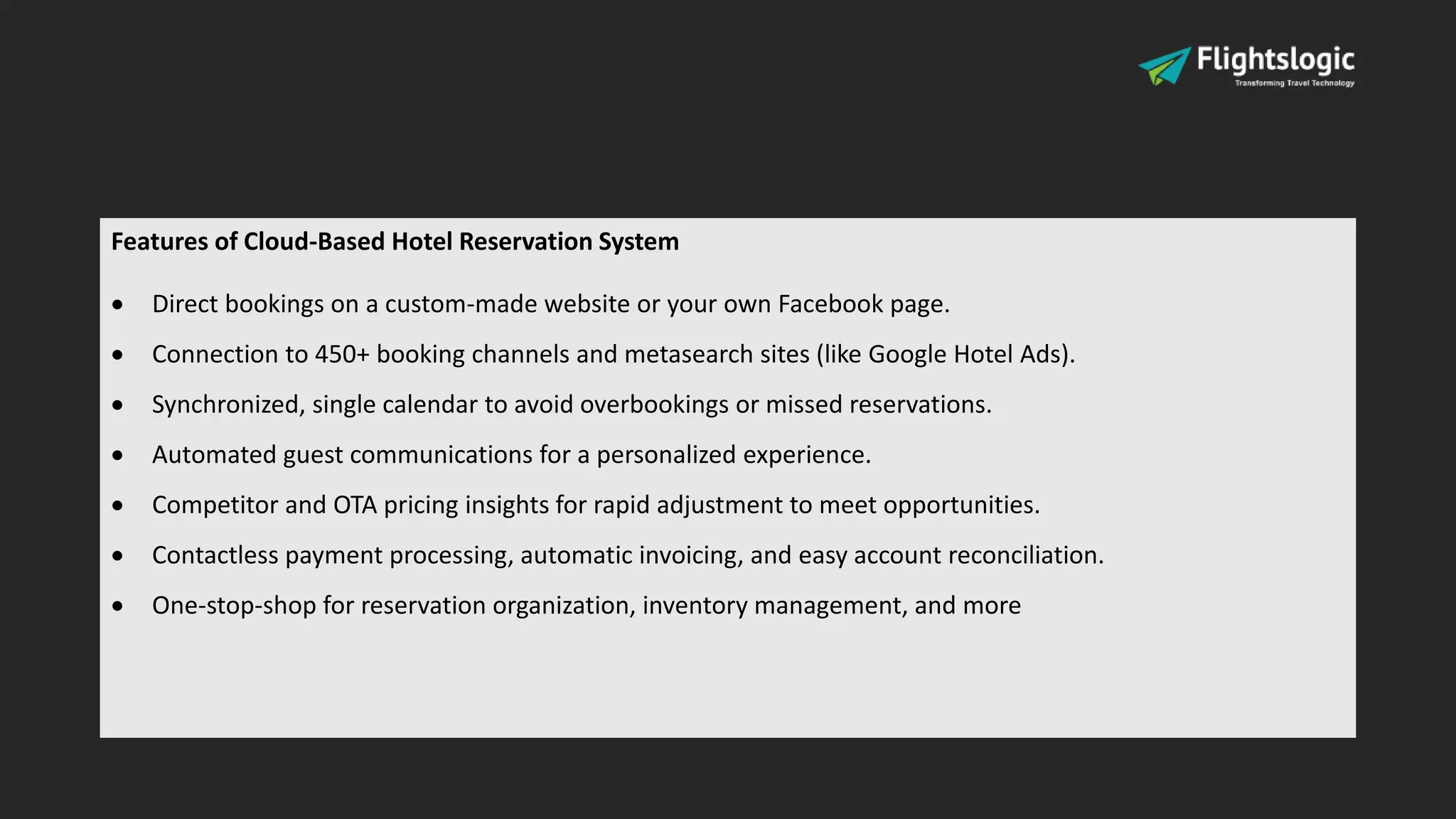 Cloud-Based Hotel Reservation System - FlightsLogic.pptx