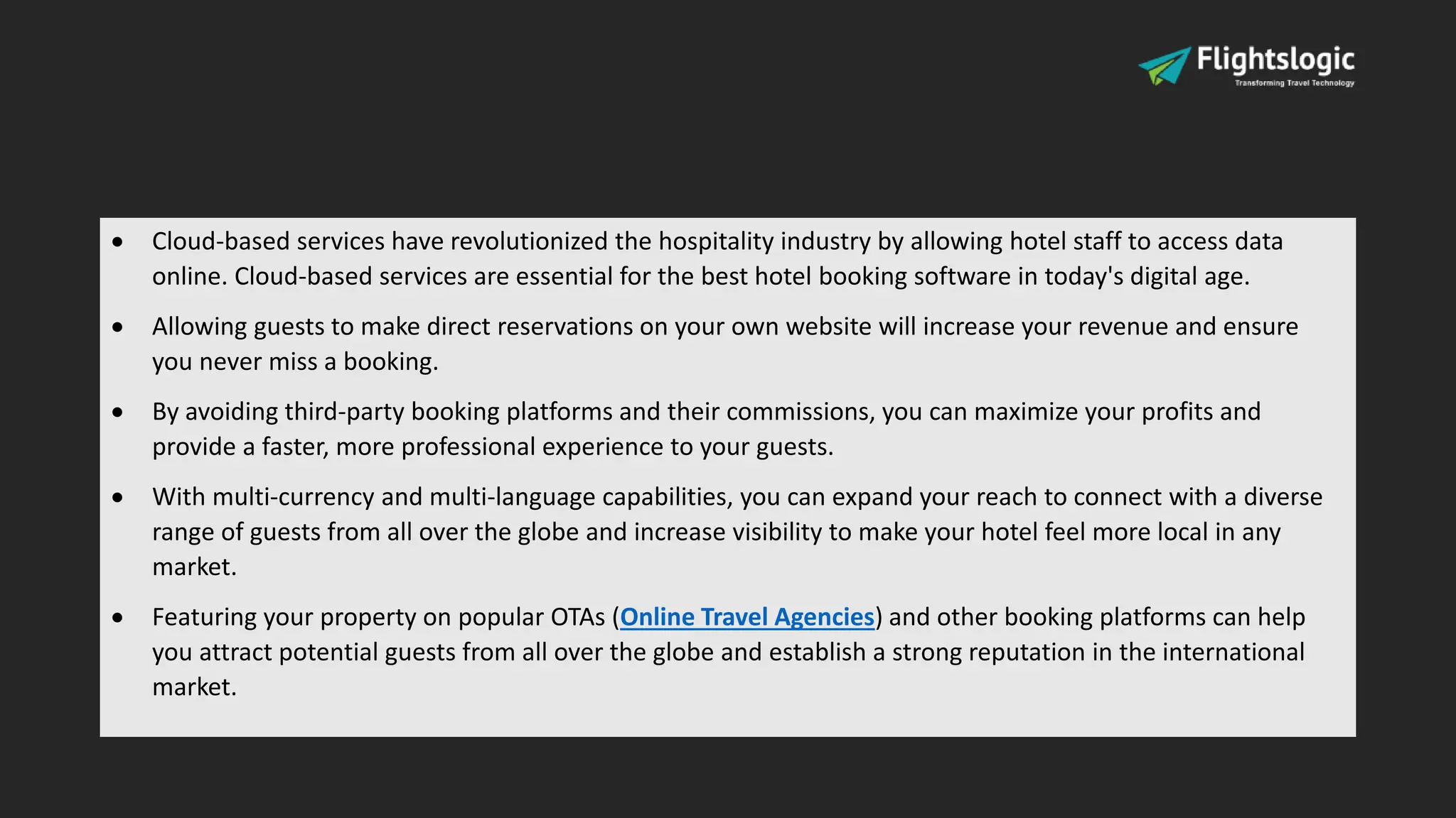 Cloud-Based Hotel Reservation System - FlightsLogic.pptx