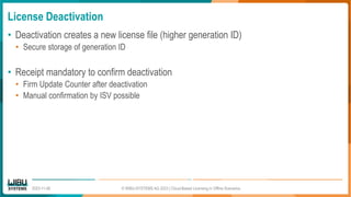 Cloud-Based Licensing in Offline Scenarios | PDF