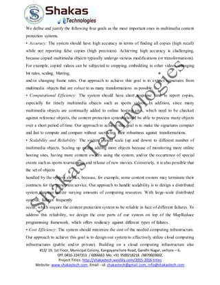 Cloud based multimedia content protection system | DOCX